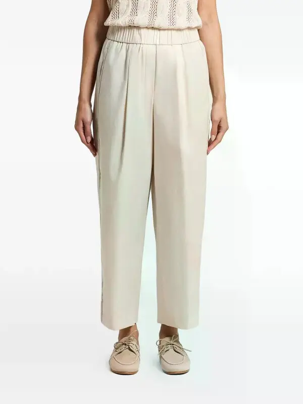Peserico Elasticated-waist Trousers