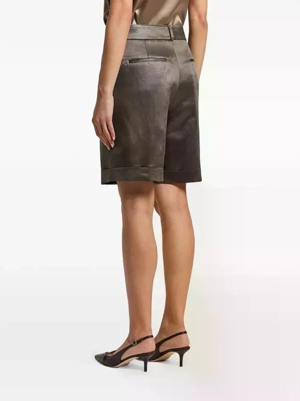 Peserico Pleated Turn-up Shorts