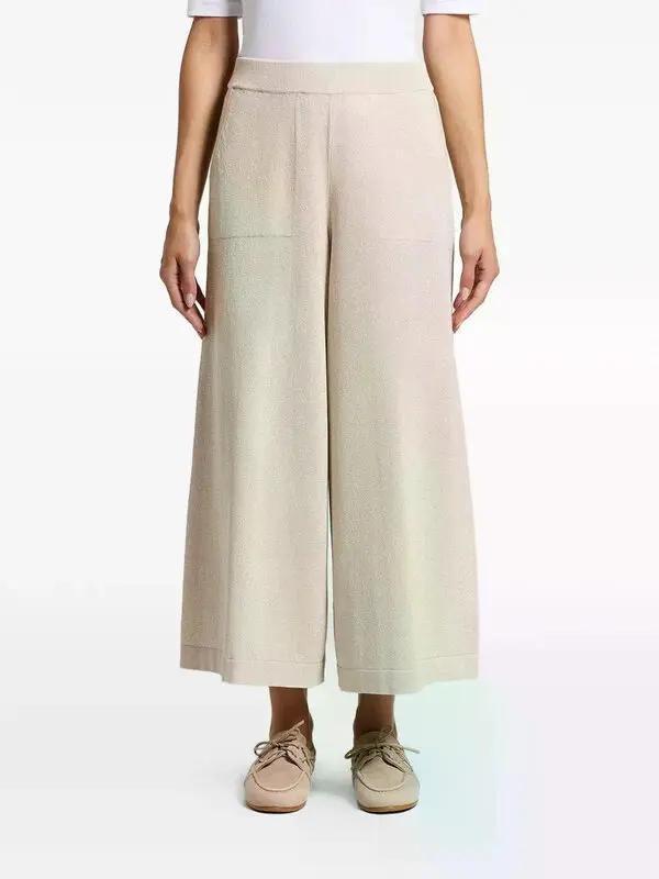 Peserico Lurex-detail Trousers - Neutrals