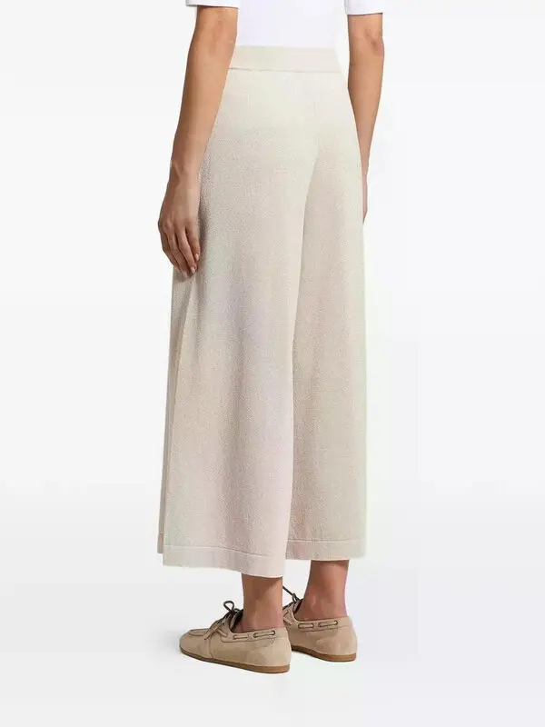 Peserico Lurex-detail Trousers - Neutrals