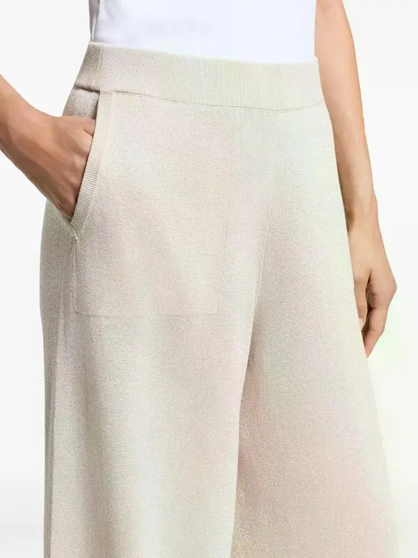 Peserico Lurex-detail Trousers - Neutrals