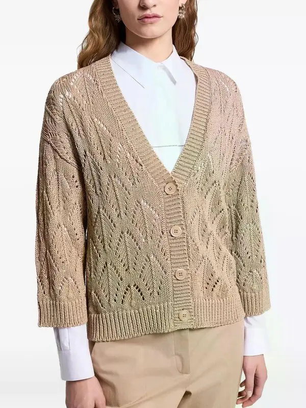 Peserico Sequined Cordonet Cardigan