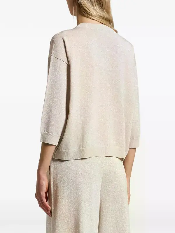 Peserico Fine-knit Crew-neck Sweater