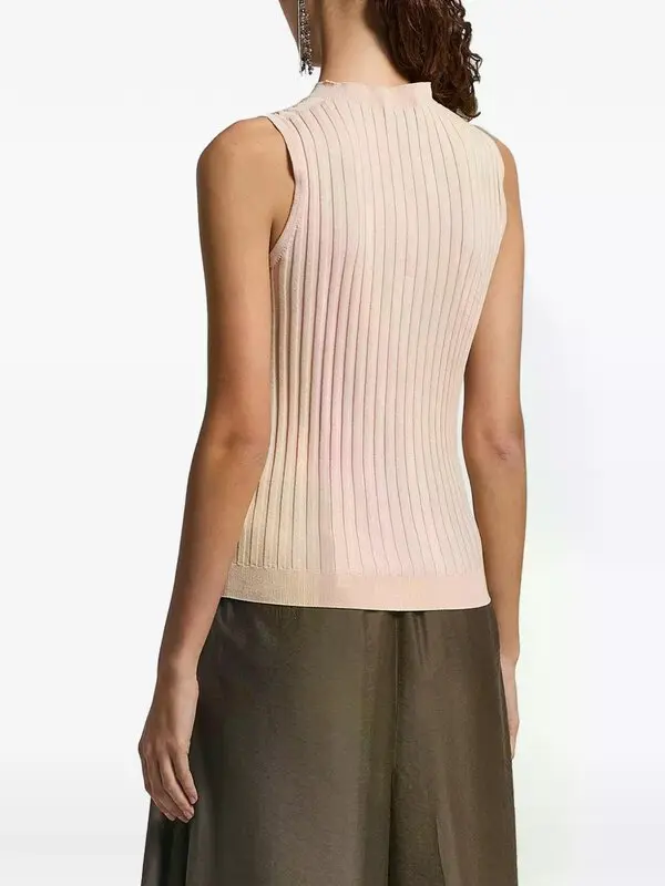 Peserico Sleeveless Ribbed Top