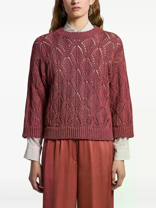 Peserico Sequinned Cordonet Sweater