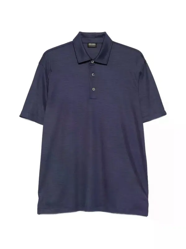 Zegna Button Polo Shirt
