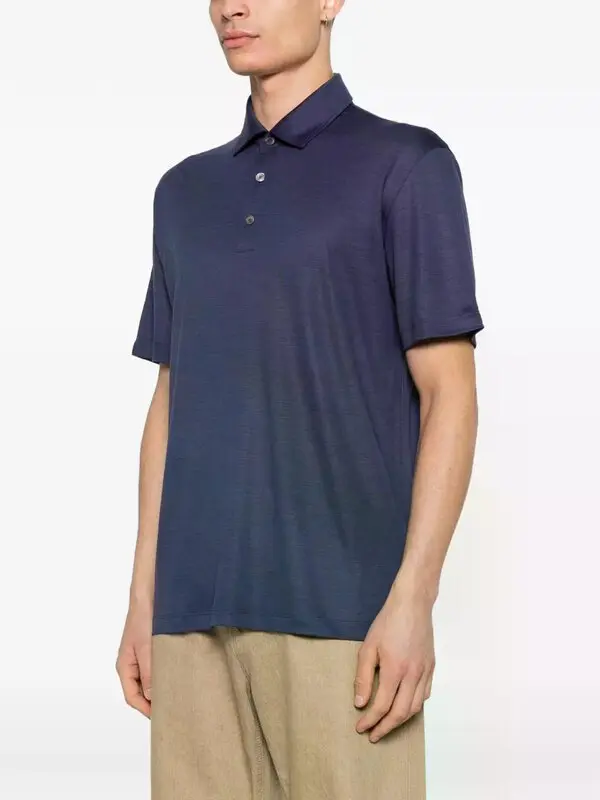 Zegna Button Polo Shirt