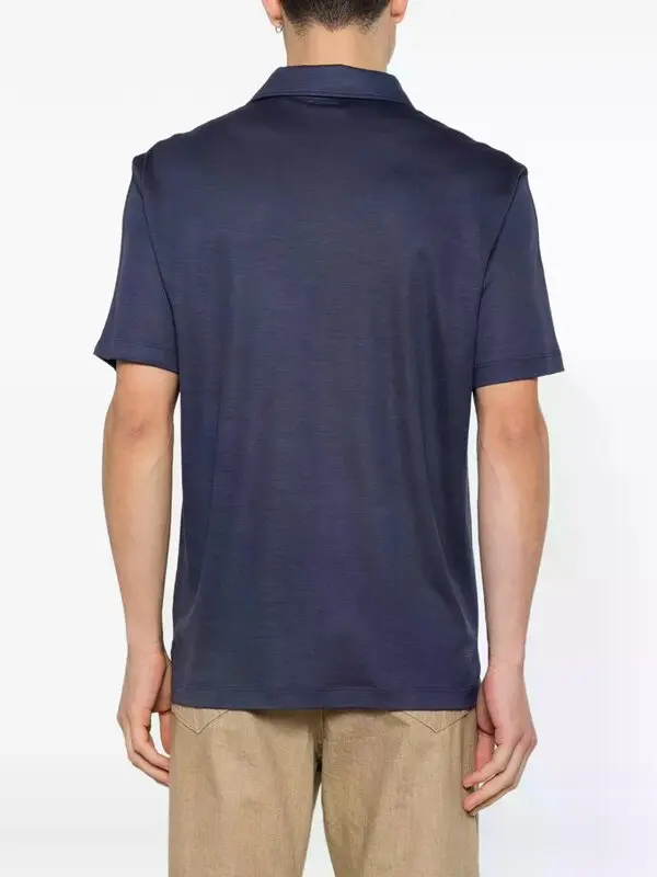 Zegna Button Polo Shirt