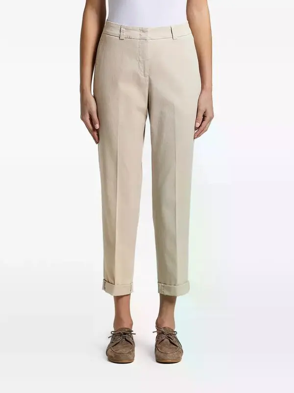 Peserico Cuffed Trousers - Neutrals