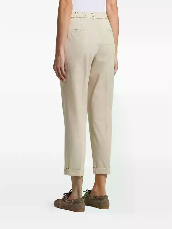 Peserico Cuffed Trousers - Neutrals