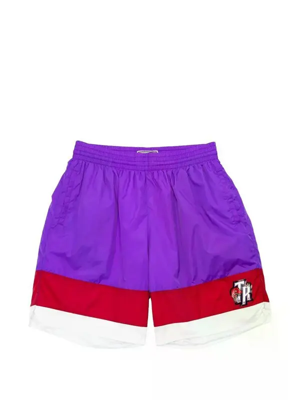 Mitchell & Ness X Toronto Raptors Retro Track Shorts - Purple