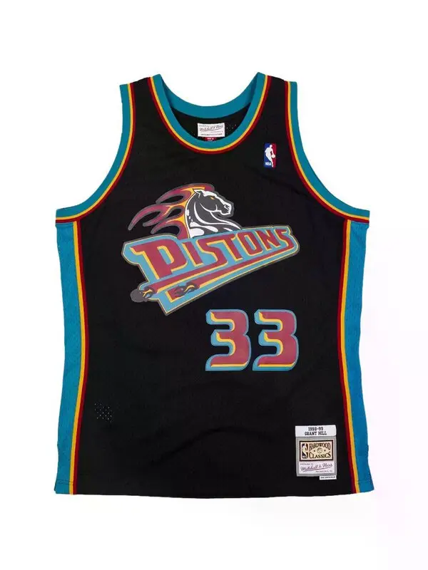 Mitchell & Ness Nba Grant Hill Reload Graphic Swingman Tank Top - Black