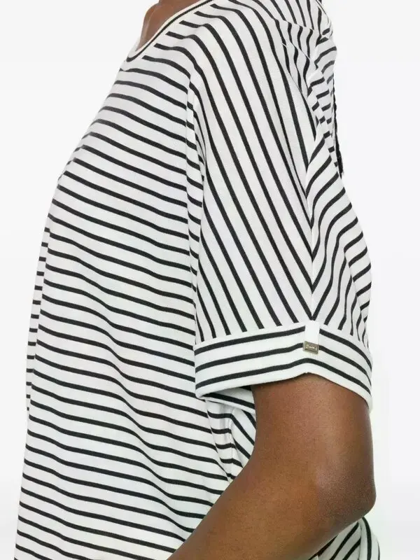 Herno Striped Crew-neck T-shirt