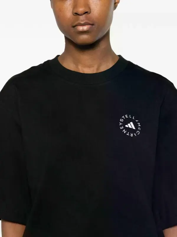 Adidas By Stella McCartney X Logo T-shirt - Black