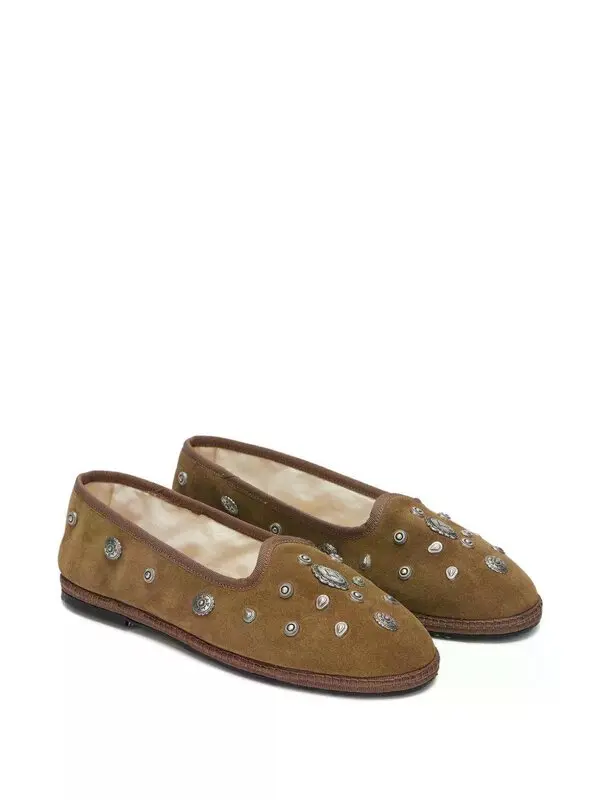FORTELA Suede Ballerina Flats