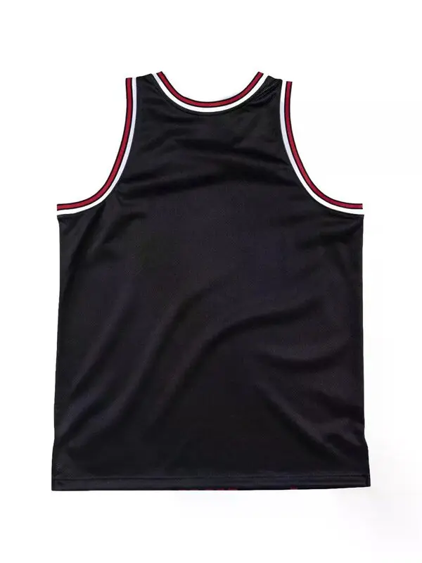 Mitchell & Ness X Nba Chicago Bulls Big Face Jersey - Black