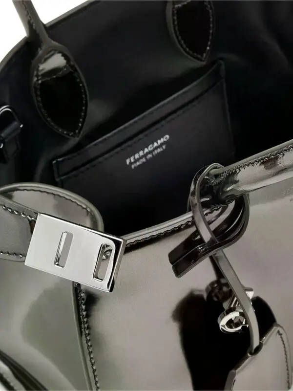 FERRAGAMO Mini Tote Bag With Logo Detail