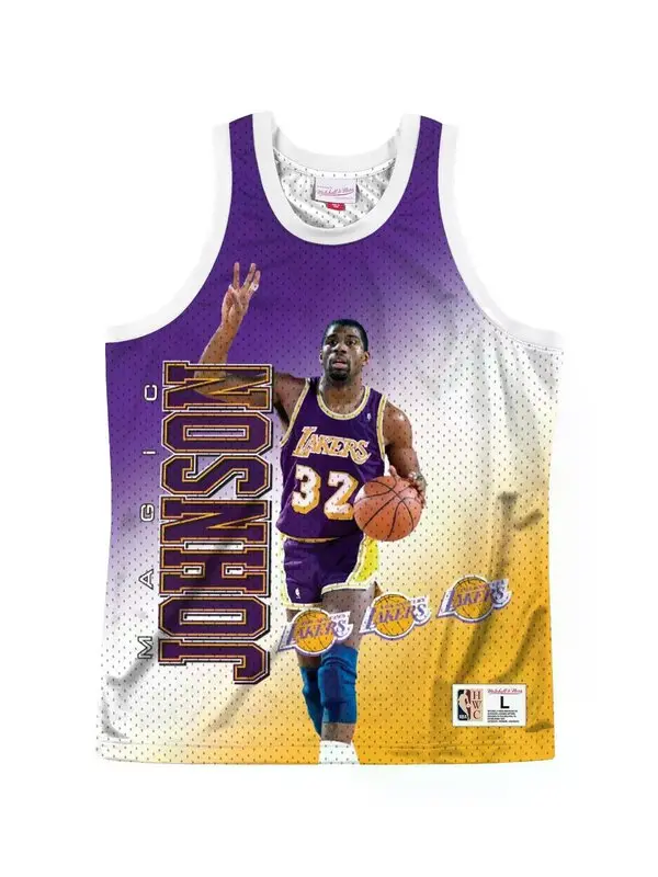 Mitchell & Ness X Nba Los Angeles Lakers Magic Johnson Behind The Back Jersey