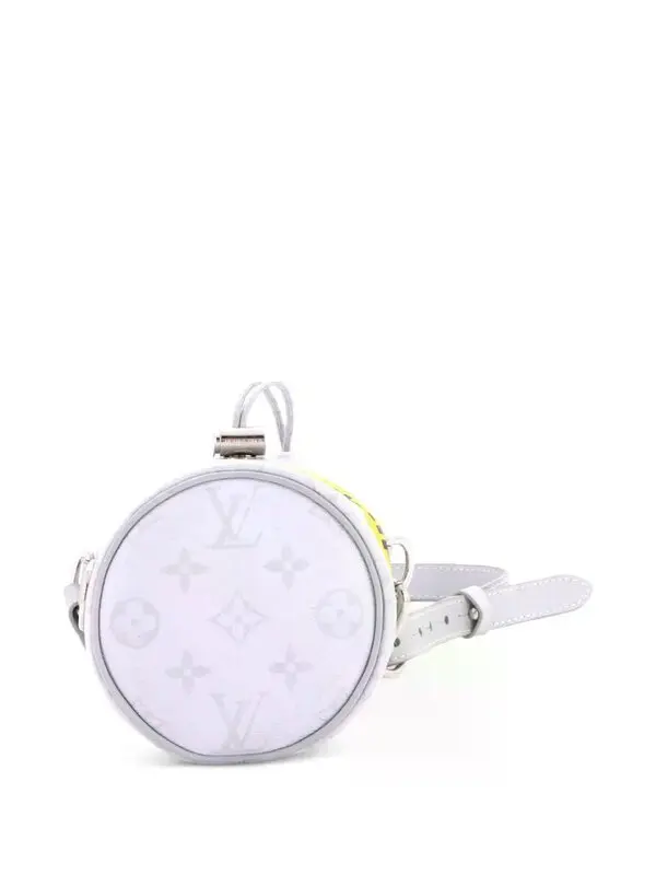 LOUIS VUITTON Chalk Nano Bucket Bag Limited Edition Monogram Canvas - Grey