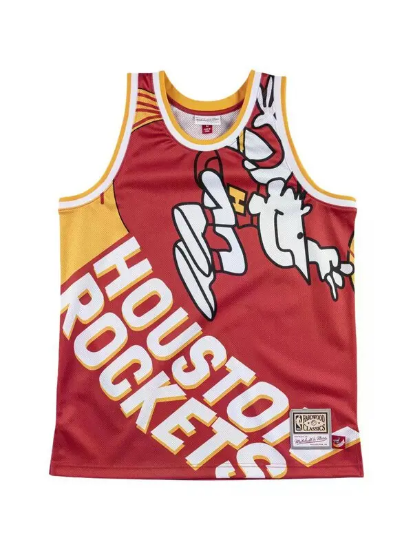 Mitchell & Ness X Nba Houston Rockets Big Face Jersey