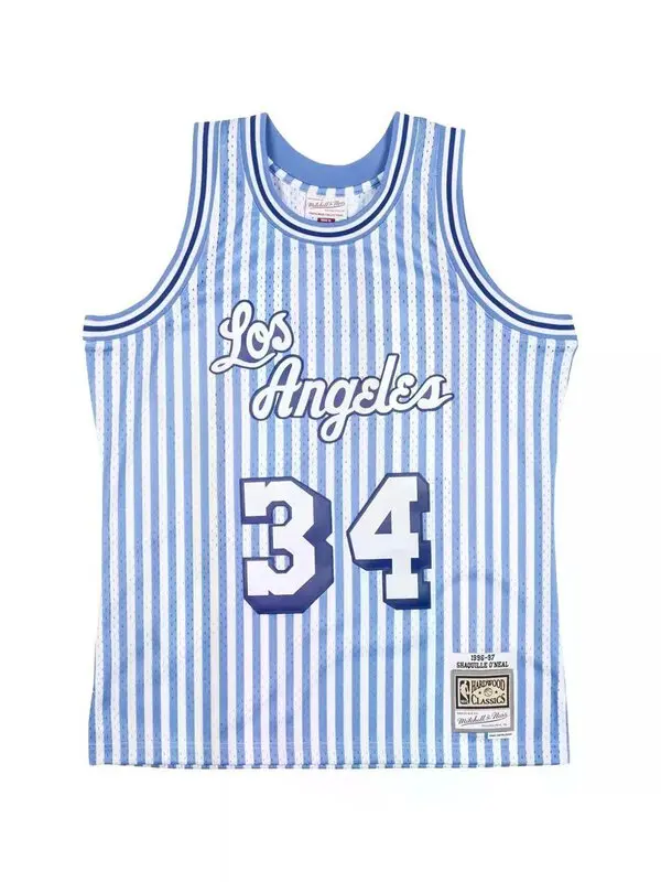 Mitchell & Ness Shaquille O'neal Striped Jersey