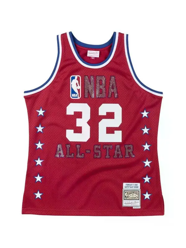 Mitchell & Ness Nba Magic Johnson Rhinestone Swingman Vest