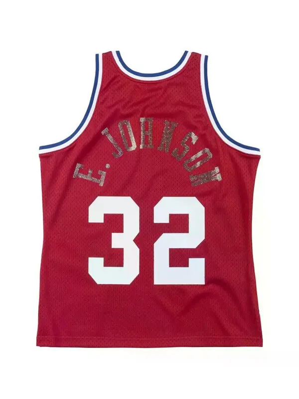 Mitchell & Ness Nba Magic Johnson Rhinestone Swingman Vest