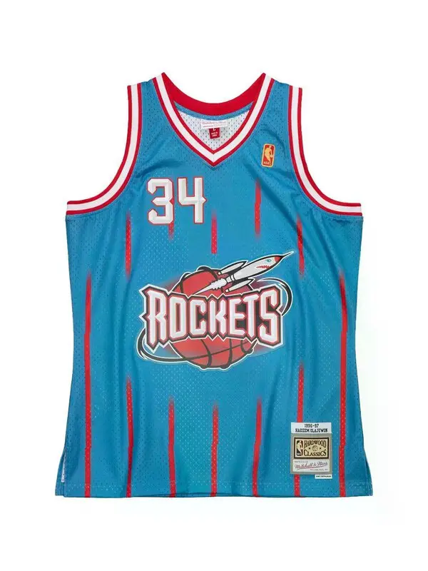 Mitchell & Ness Hakeem Olajuwon Sleeveless Vest - Blue