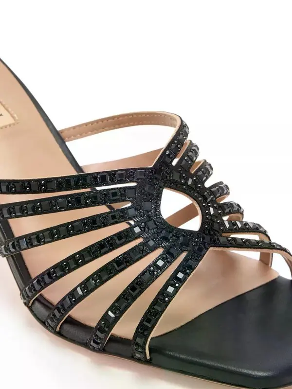 NICOLI Eirdis Embellished Strap Mules