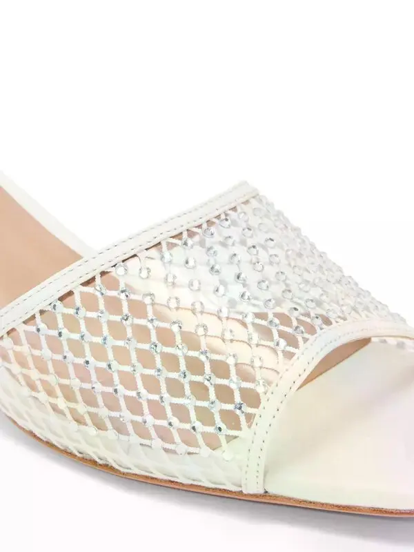NICOLI Beaded Mesh Mules