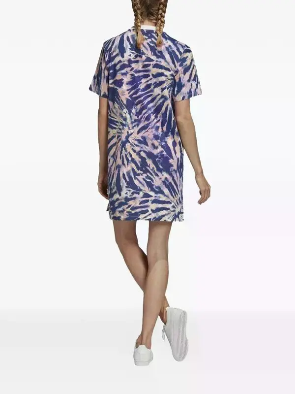 Adidas Tie-dye T-shirt Mini Dress