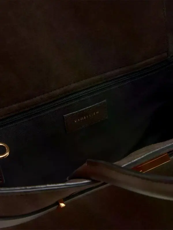 DEMELLIER Midi Hudson Buckle-strap Tote Bag - Brown