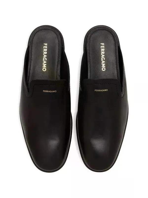 FERRAGAMO Logo Slippers