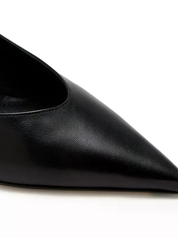 FERRAGAMO Pointed-toe Leather Pumps