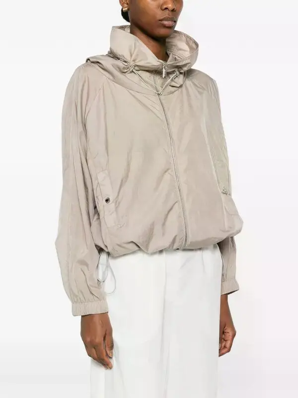 MOORER Hooded Zip Jacket