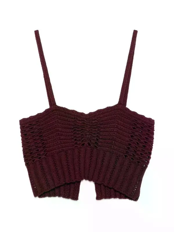 FORTE_FORTE Knitted Bralette Top