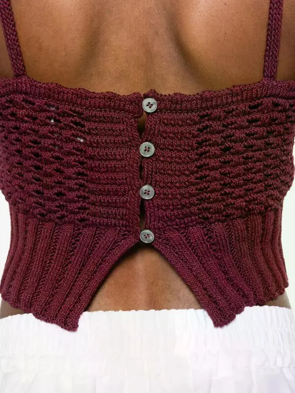 FORTE_FORTE Knitted Bralette Top