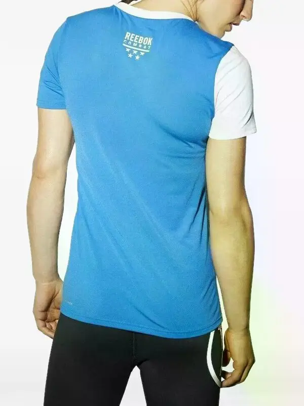 REEBOK Short Sleeve V-neck T-shirt