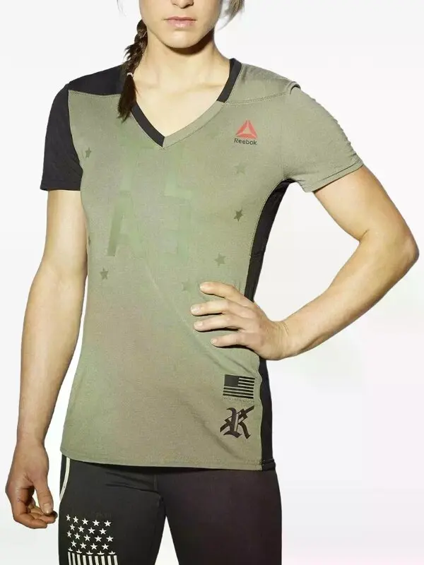 REEBOK Mma V-neck T-shirt