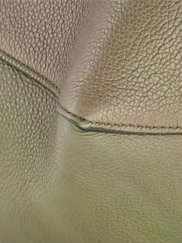 Celine Phantom Tie Cabas Leather Medium Tote Bag - Neutrals