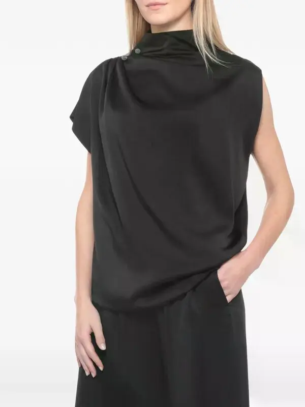 Fabiana Filippi Draped Button Blouse