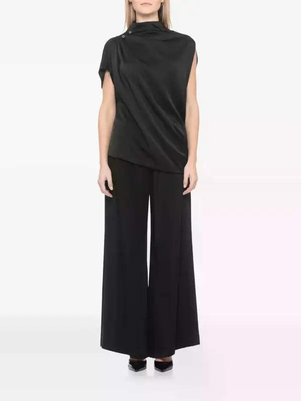 Fabiana Filippi Draped Button Blouse
