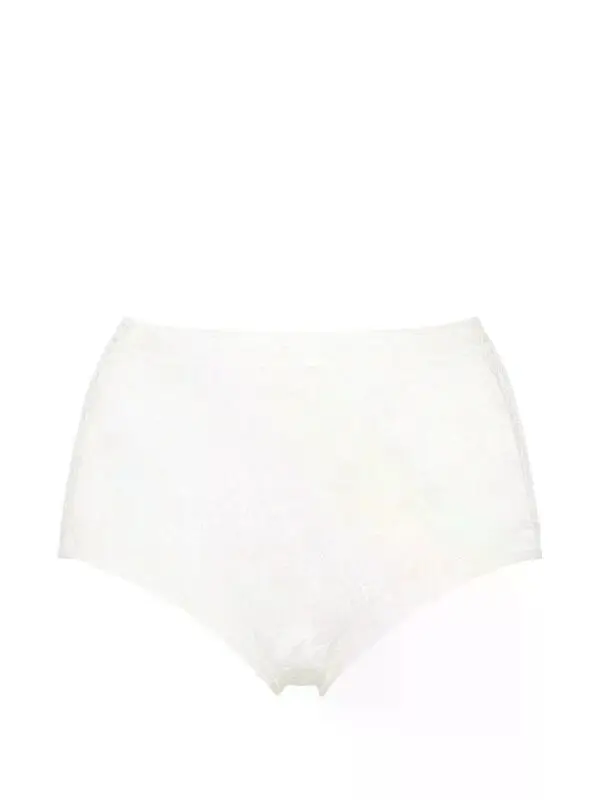 ERES Volute High-waisted Lace Briefs - Neutrals