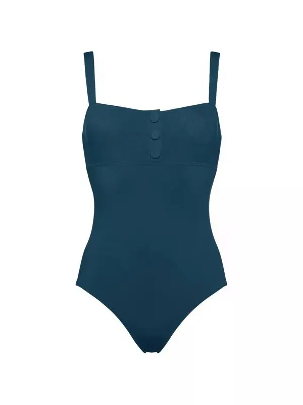 ERES Dahabiya Square-neck Tank Swimsuit - Blue