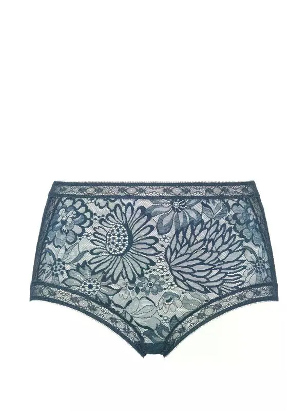ERES Volute Floral Lace Briefs - Blue