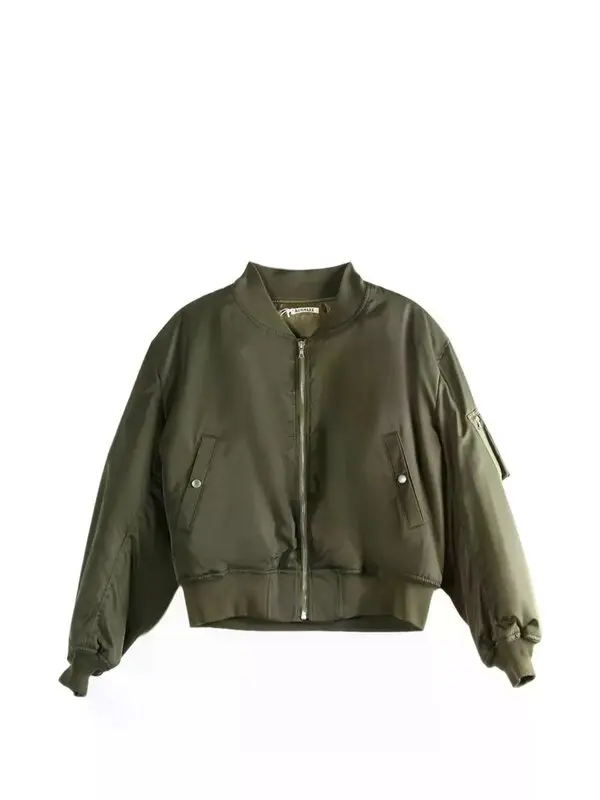Auralee Zip-up Bomber Jacket