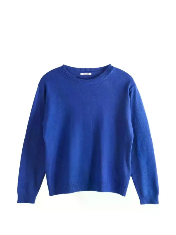 Auralee Fine-knit Round-neck Sweater