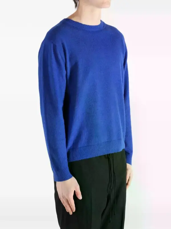 Auralee Fine-knit Round-neck Sweater