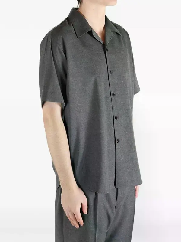 Auralee Summer Twist Short-sleeve Shirt - Grey