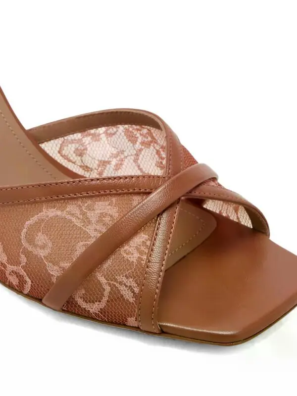 MALONE SOULIERS Perla Leather-strap Mules